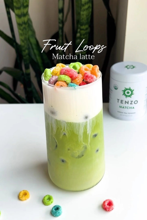Fruit Loops Matcha Latte