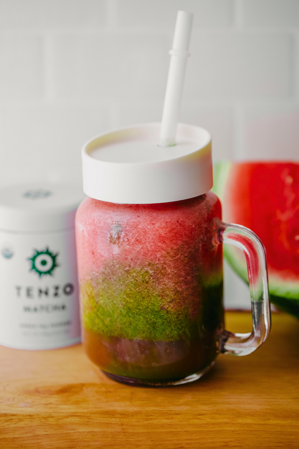 Watermelon Matcha Slushy